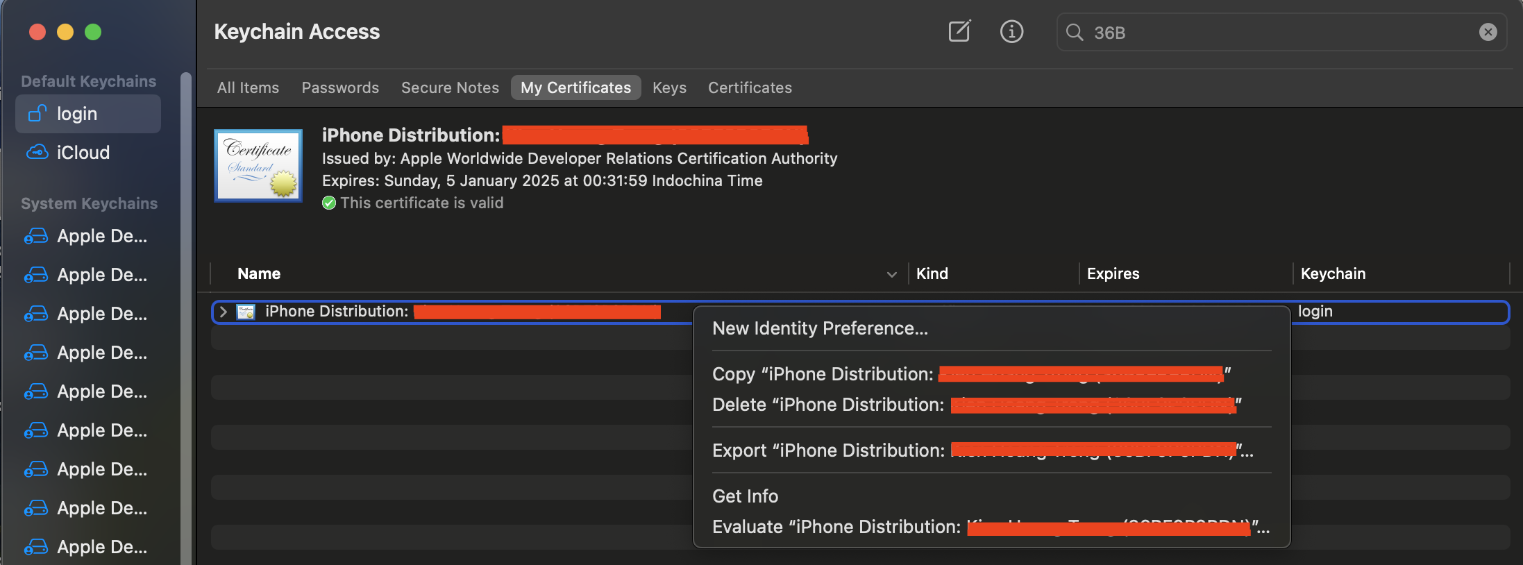 Creating a Distribution Certificate Creating a Distribution Certificate